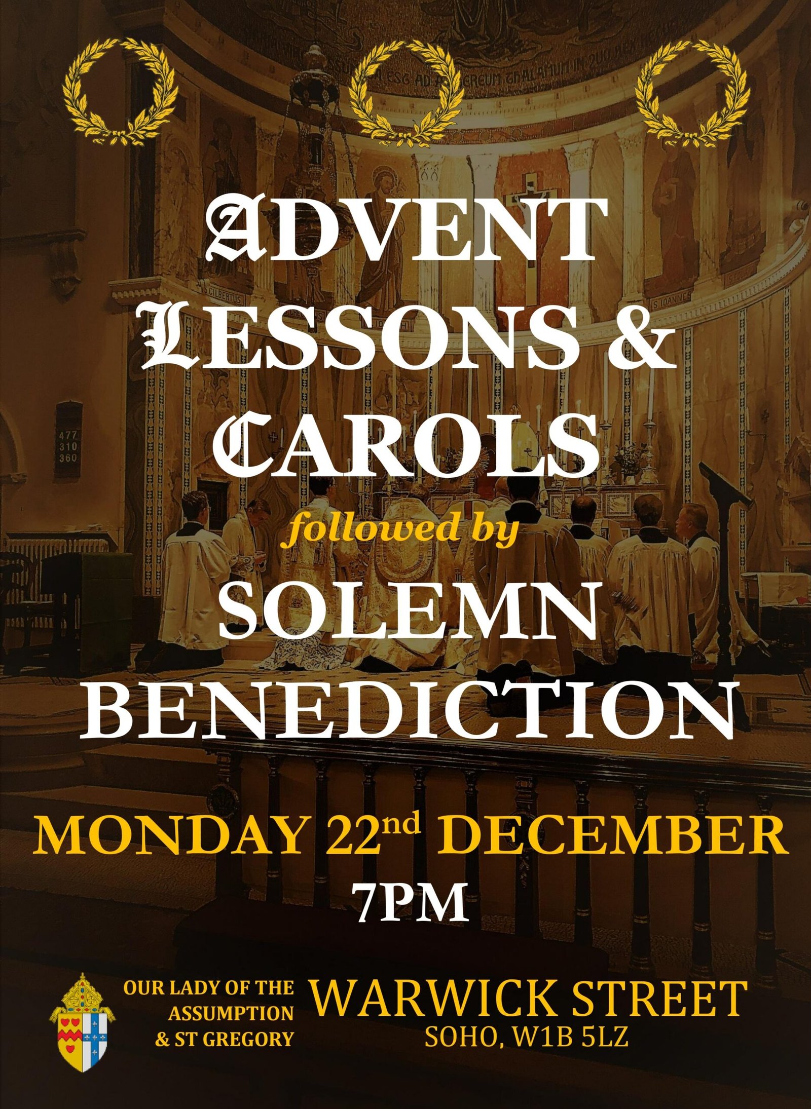 Advent Lessons and Carols (followed by Solemn Benediction) - Church of ...